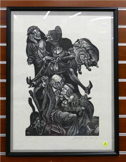 Fritz Eichenberg | 'Follies of Old Age' | MutualArt