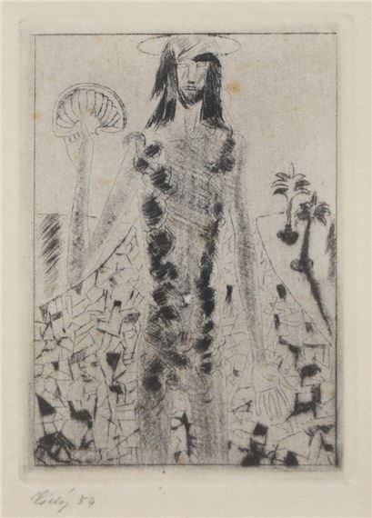 František Tichý | Illustration for Seifert's poem Vltava (Jan Křtitel ...