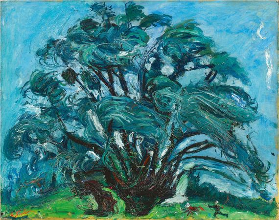 Chaim Soutine | Tree in the wind or Before the storm (Circa 1939 ...