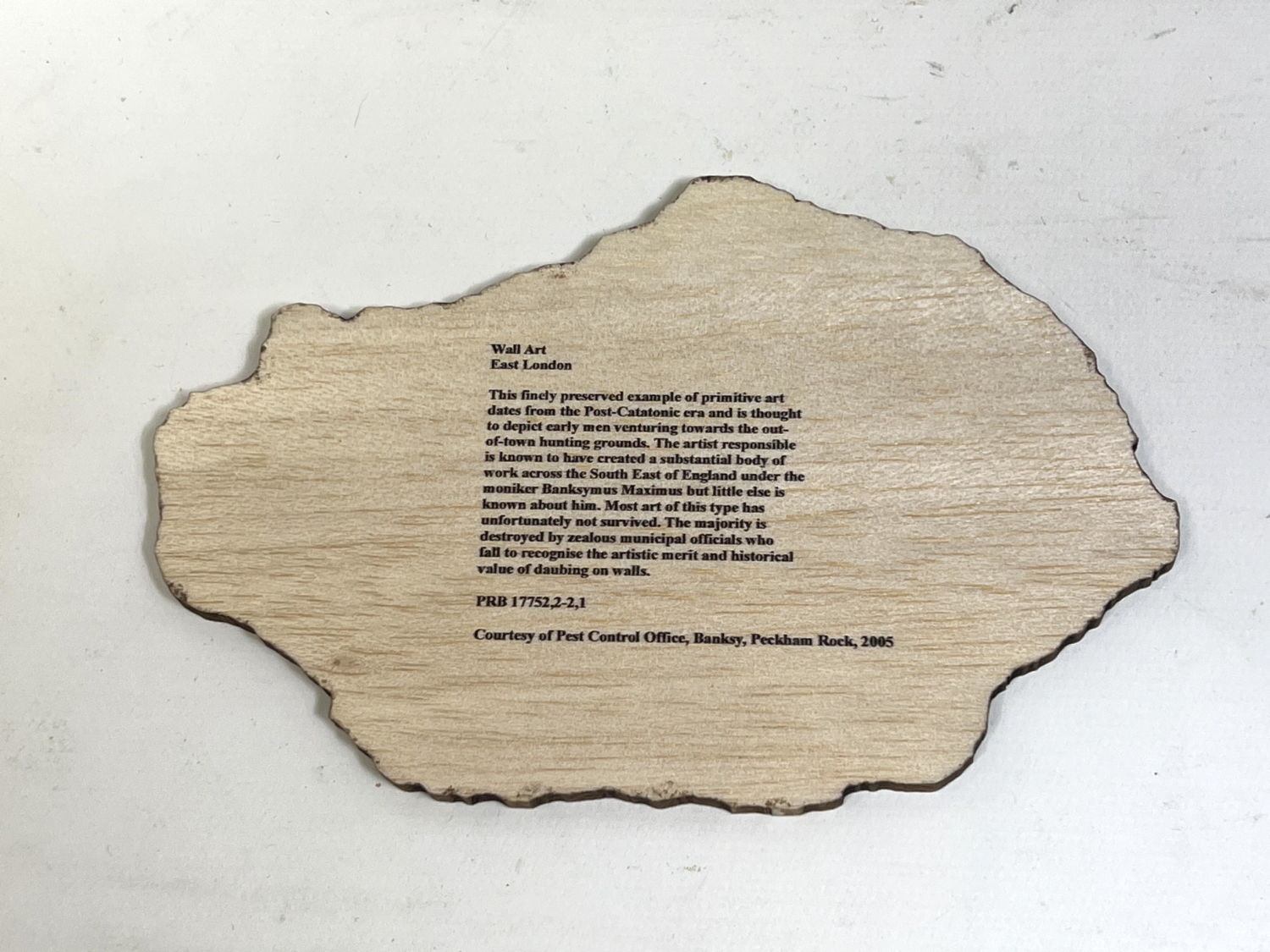 Banksy | Banksy Peckham Rock 2005 with original receipt (2005) | MutualArt