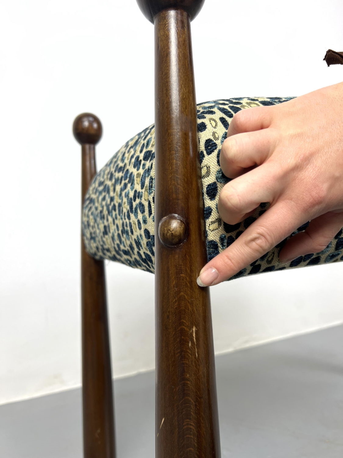 Jean Royère | Jean Royere style Drumstick Leg Bench | MutualArt