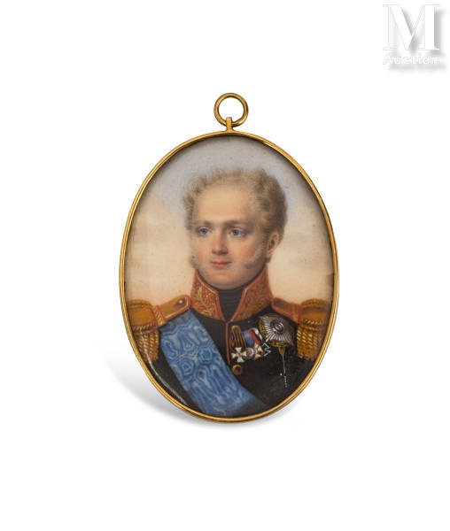 Jean-henri Benner | Portrait du Tsar Alexandre Ier de Russie (circa ...