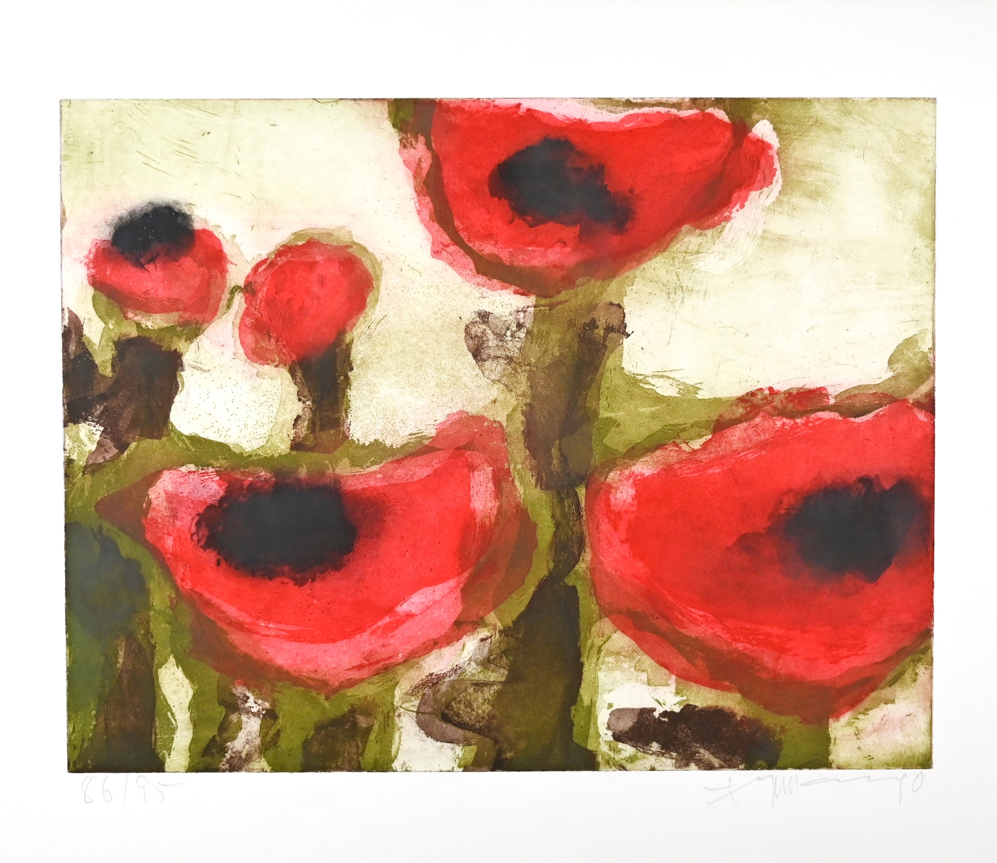Klaus Fussmann | Roter Mohn (1990) | MutualArt