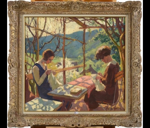 Alfred Martin | La couture sous la pergola | MutualArt