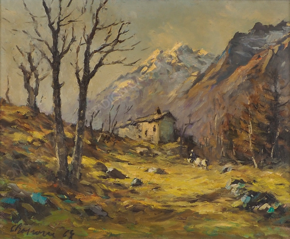 Carlo Bossone | Paesaggio montano | MutualArt
