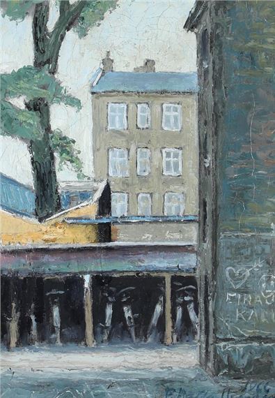 Carl Falbe-Hansen | Backyard scenery | MutualArt