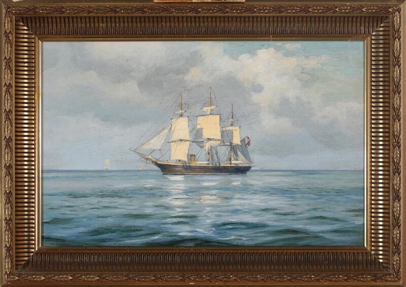 Christian Benjamin Olsen | The corvette Dagmar | MutualArt
