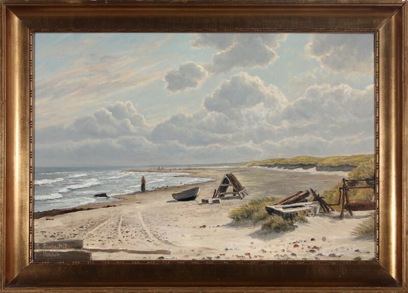 Christian Blache | Coastal scenery from Hirtshals (1917) | MutualArt