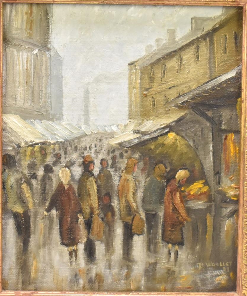 B. Woolley | Stockport market | MutualArt
