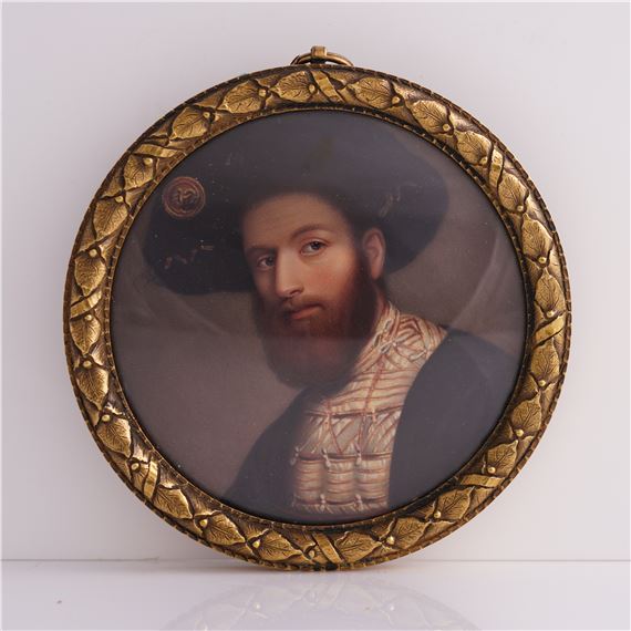 Henry Bone | Portrait miniature of Caesar Borgia, Duke of Valentinois ...