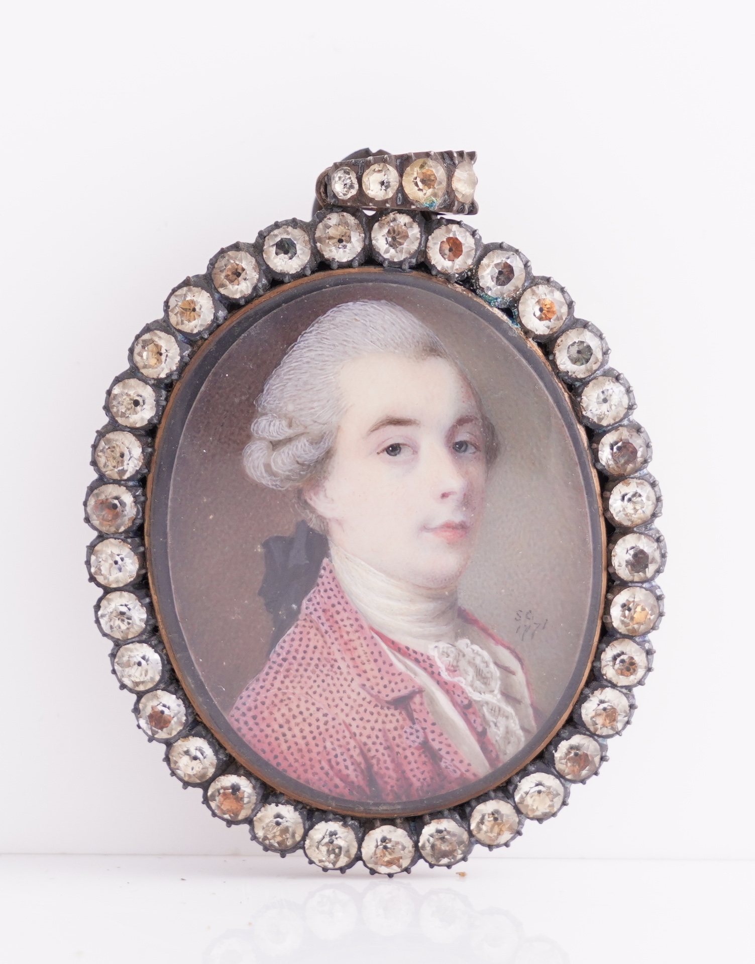 Samuel Cotes | Portrait miniature of a gentleman (1771) | MutualArt