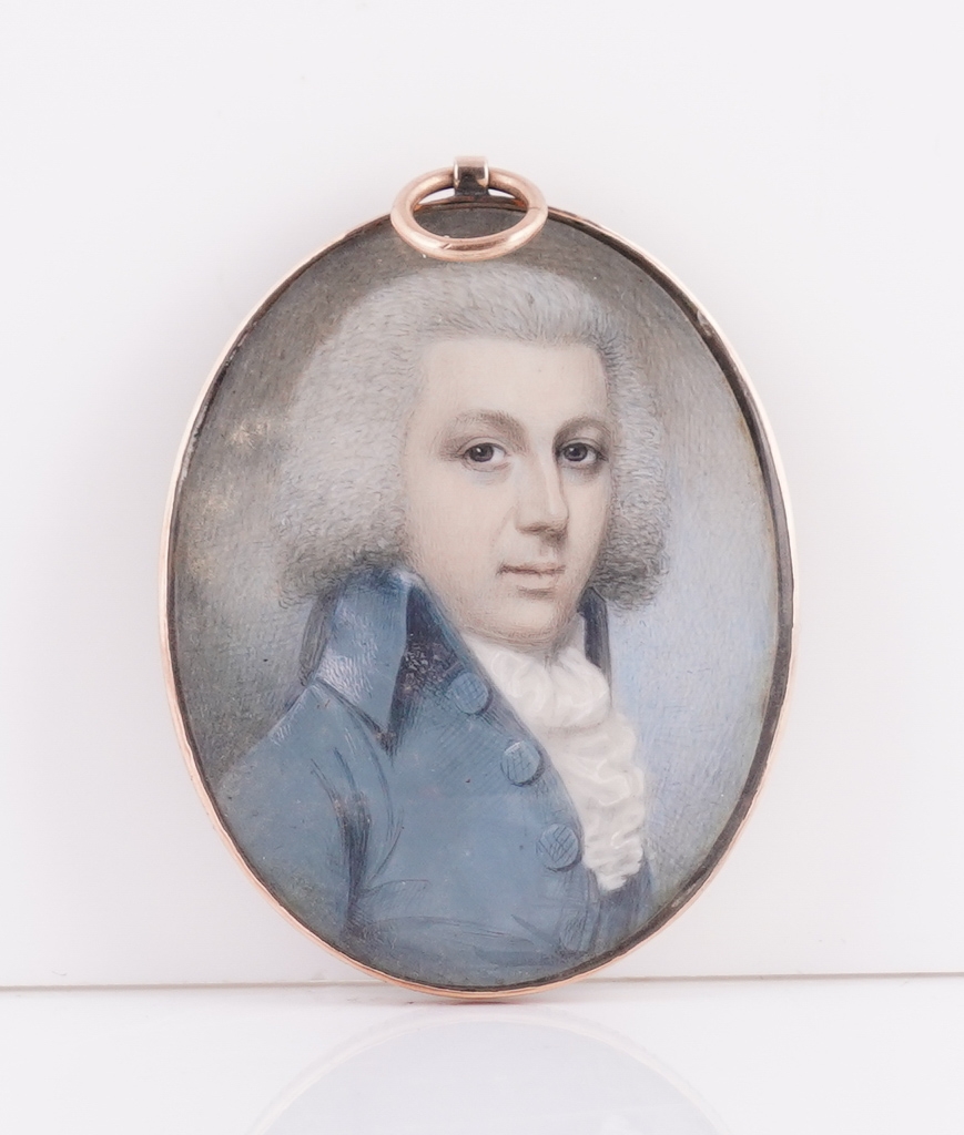 British School, 18th Century | Portrait miniature of James Wilde | MutualArt