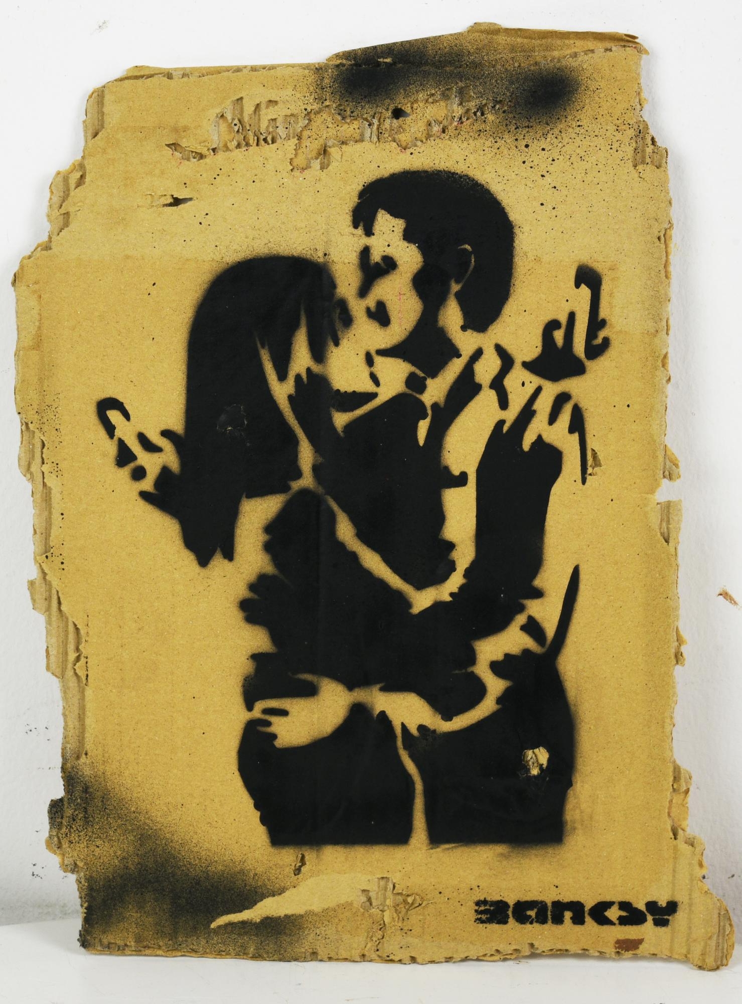 Banksy | MOBILE LOVERS (2015) | MutualArt
