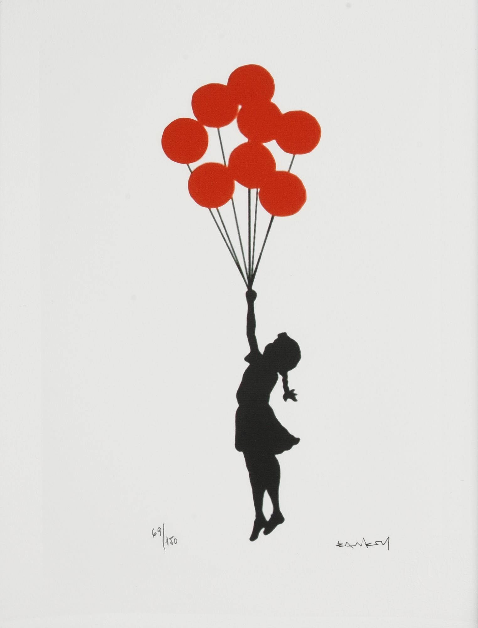 Banksy | FLYING BALOON GIRL | MutualArt