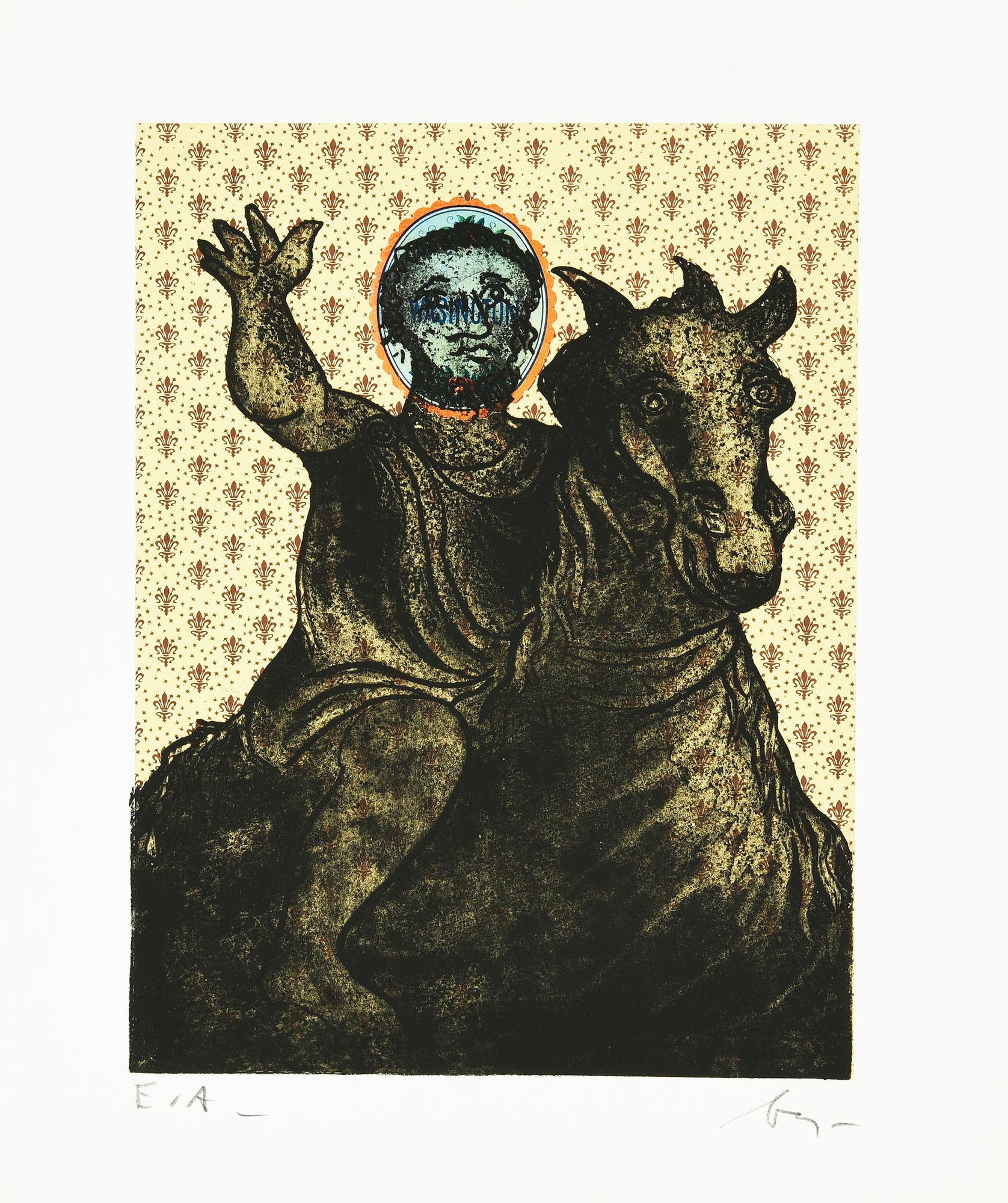 Enrico Baj | MARCUS ANNIUS VERUS AURELIUS ANTONINUS (1972) | MutualArt
