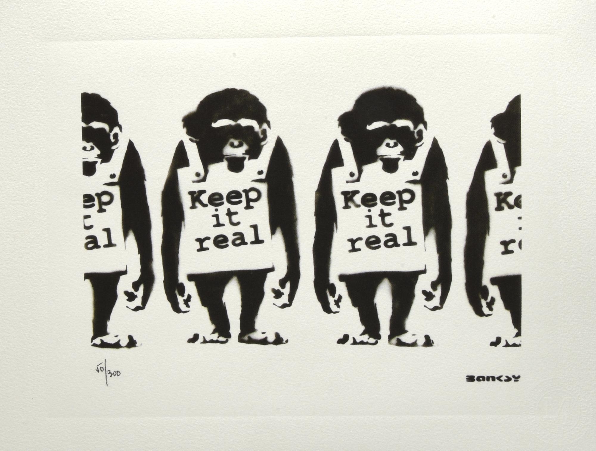 Banksy | KEEP IT REAL | MutualArt