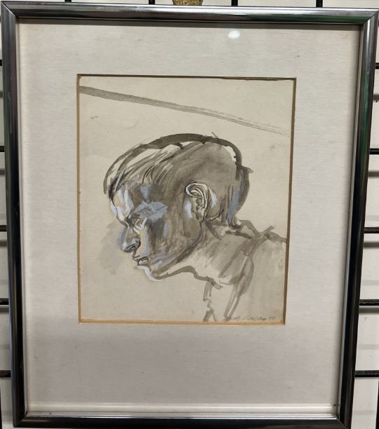 Jack Crabtree | Head and shoulders portrait of a boy | MutualArt