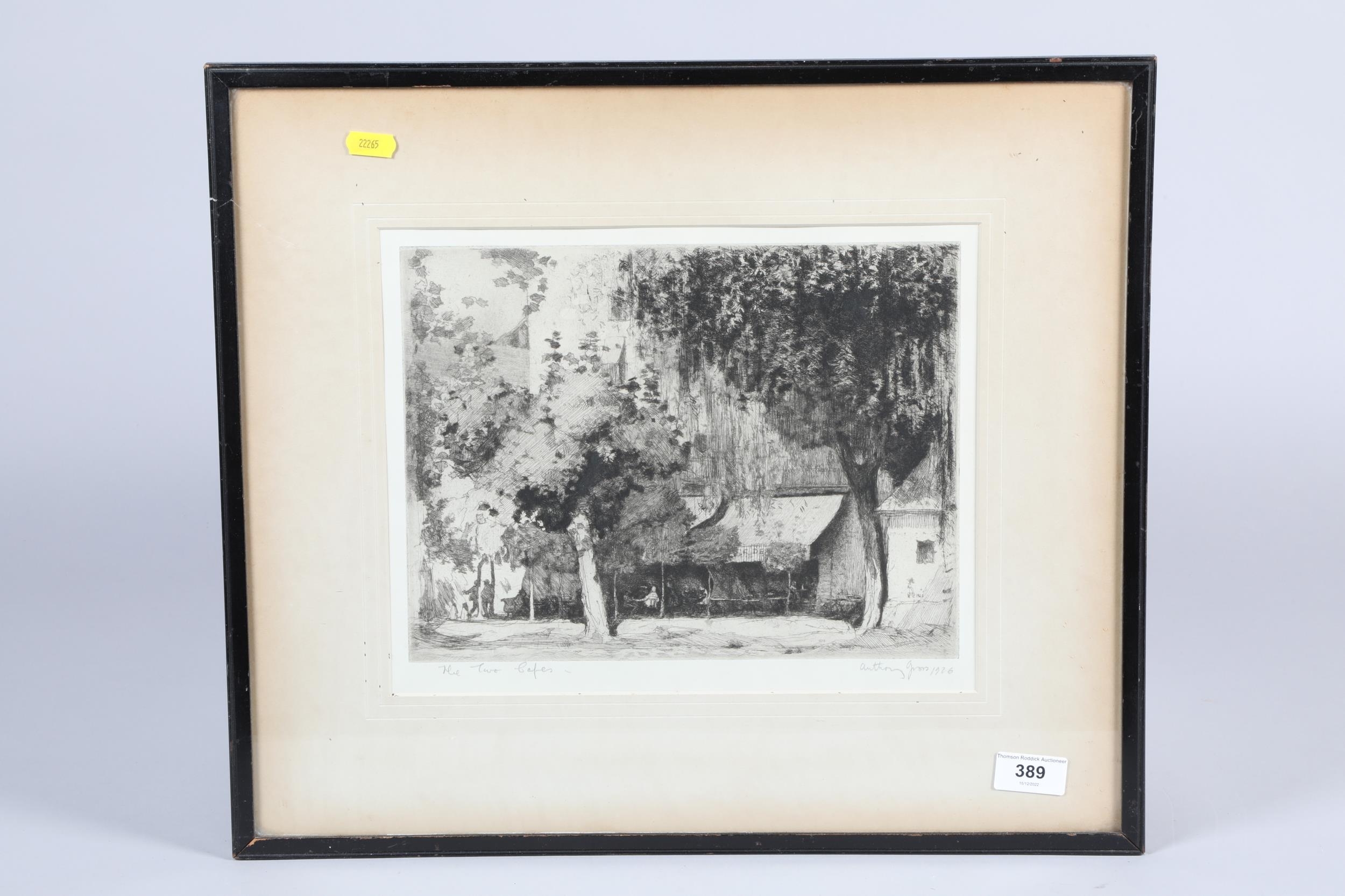 Anthony Gross | Two Cafes | MutualArt