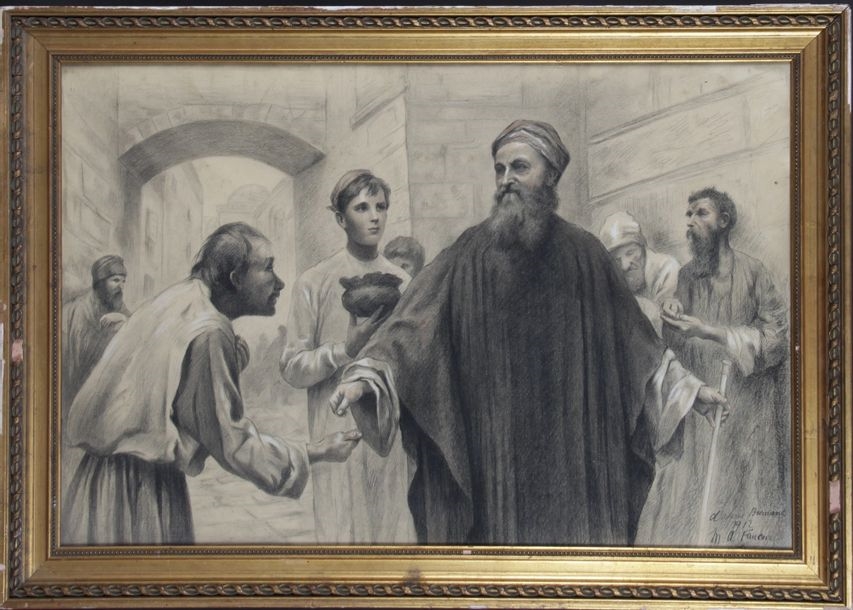 Eugène Burand | The parable of the pharisee and the publican (1912 ...