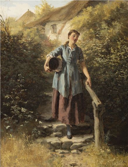 John Henry Yeend King | The Milkmaid | MutualArt