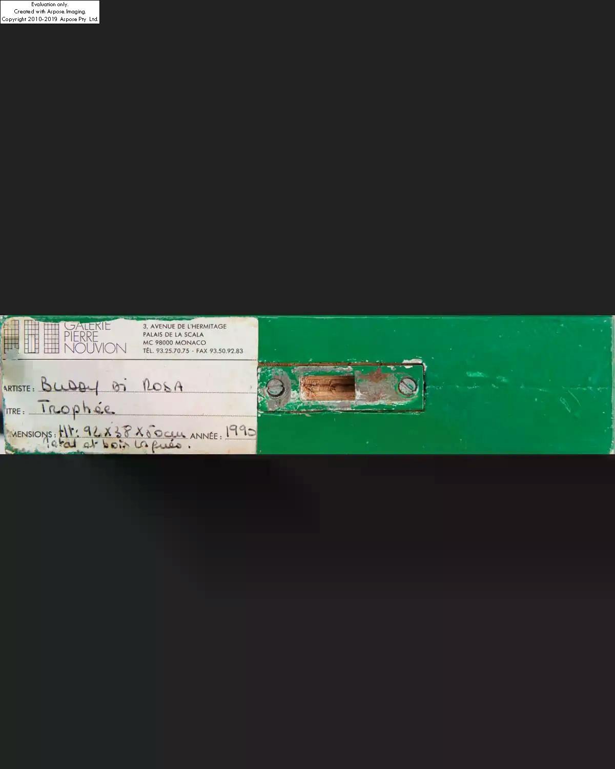 Richard di Rosa | TROPHÉE (1990) | MutualArt