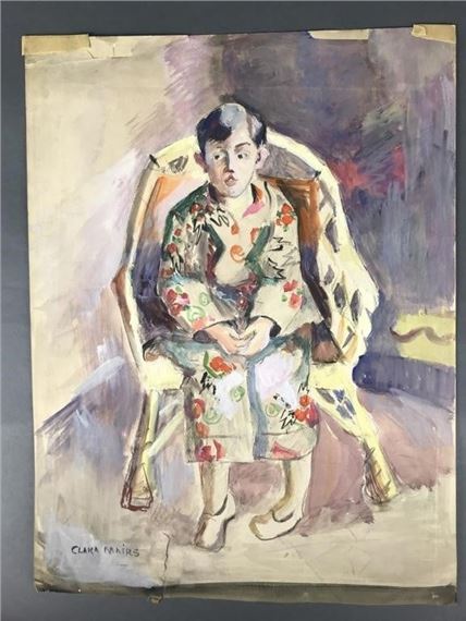 Clara Gardner Mairs | Seated Figure. | MutualArt