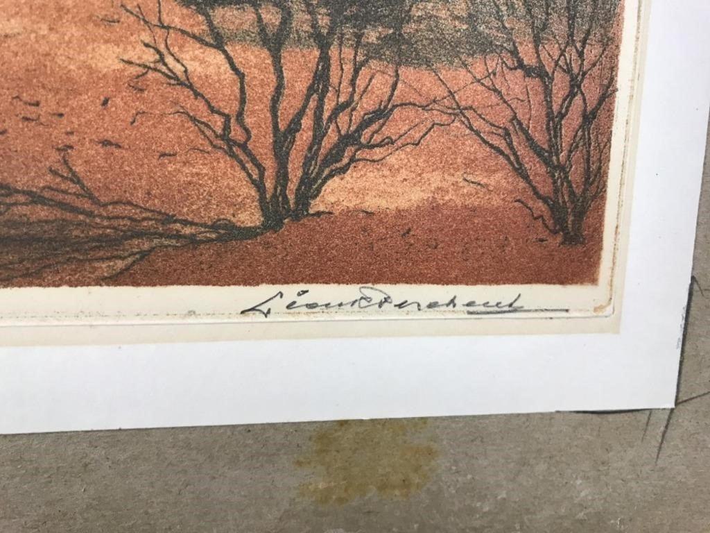 Leon Rene Pescheret | Smoke Trees. | MutualArt