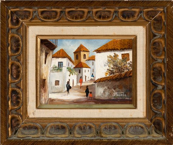Jose Pedrol | Spanish Street Scene Vallat | MutualArt
