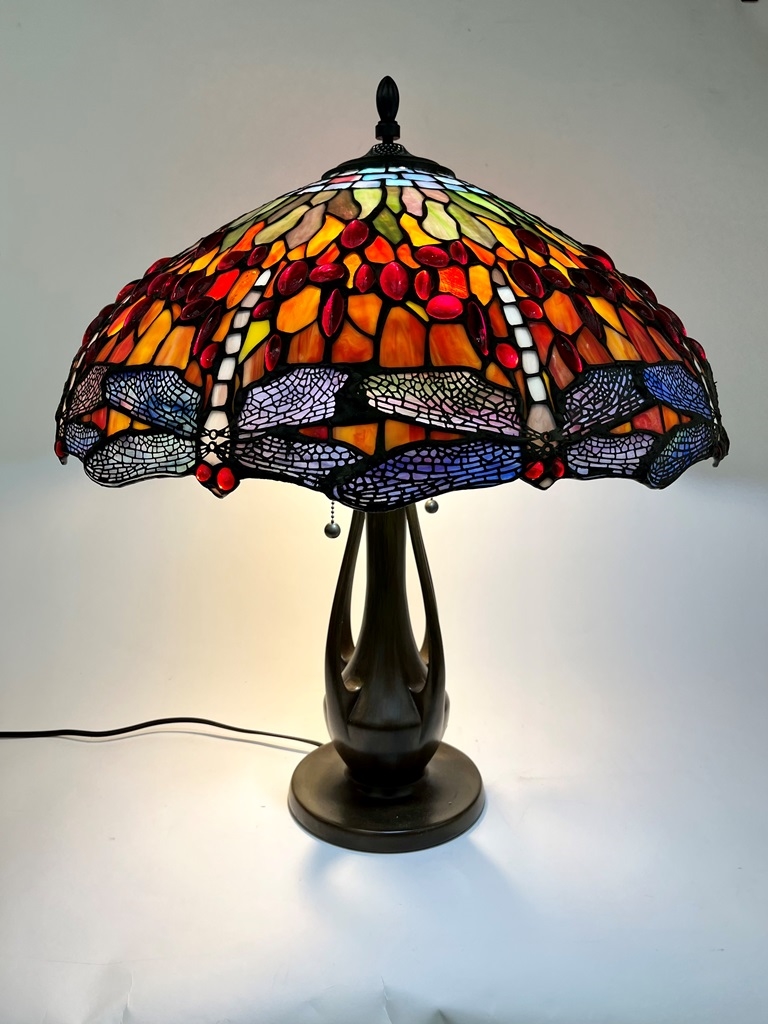 Art Nouveau School | TIFFANY STYLE ART NOUVEAU INFLUENCED SLAG ART ...