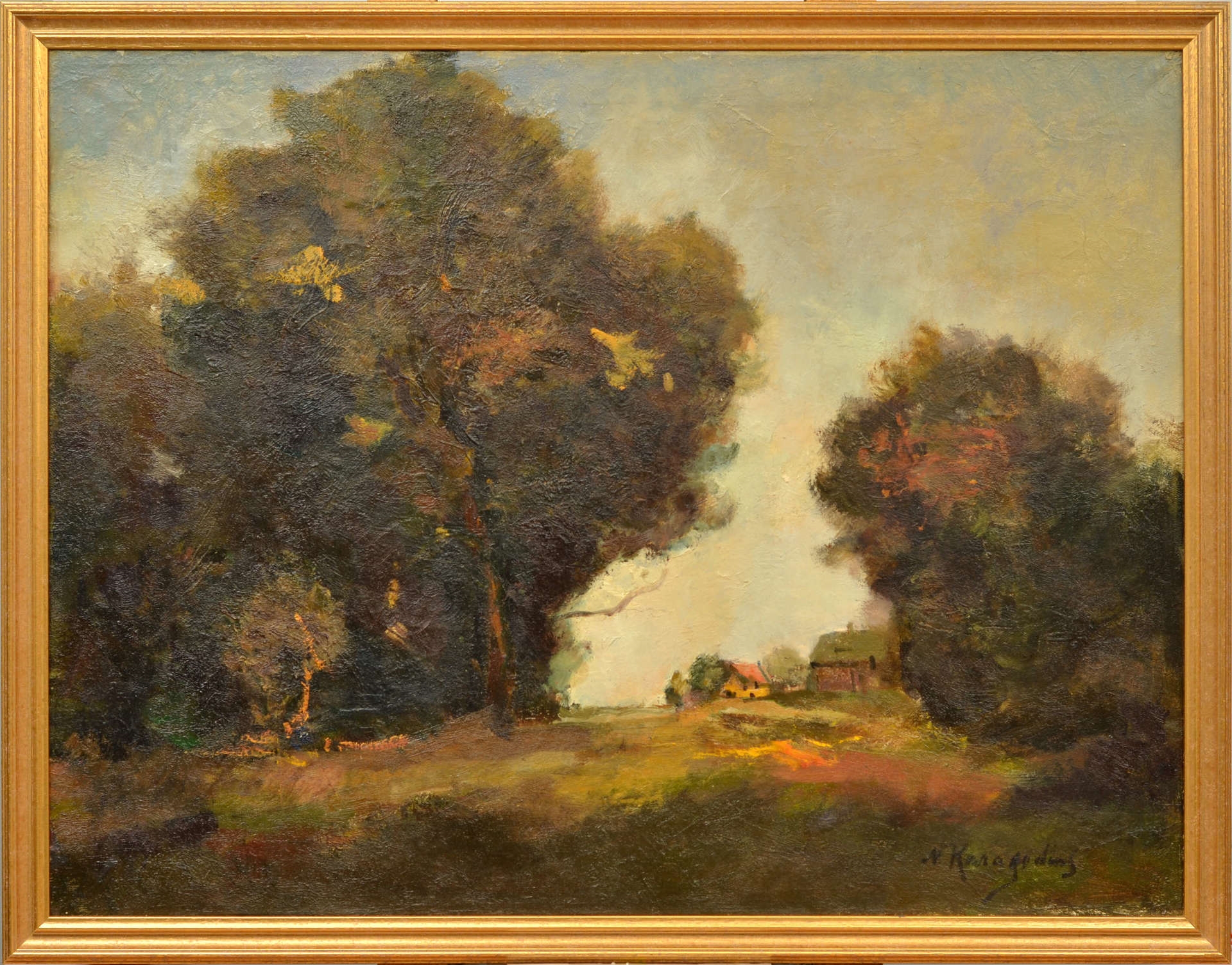 Nikolajs Karagodins | Baldone landscape (Mid 20th Century) | MutualArt