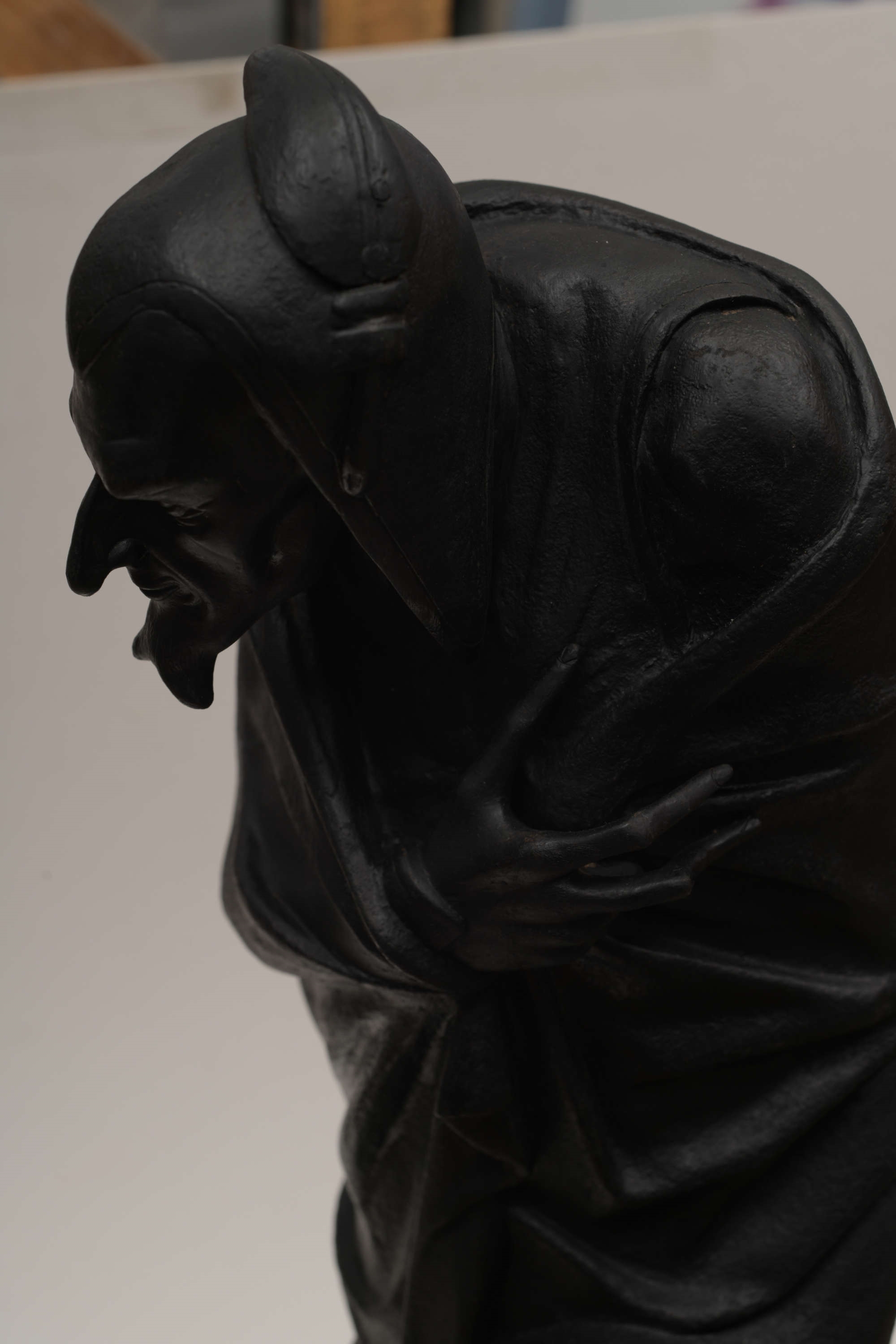 Jacques Louis Gautier | Cast iron figure Mephistopheles (20th Century ...