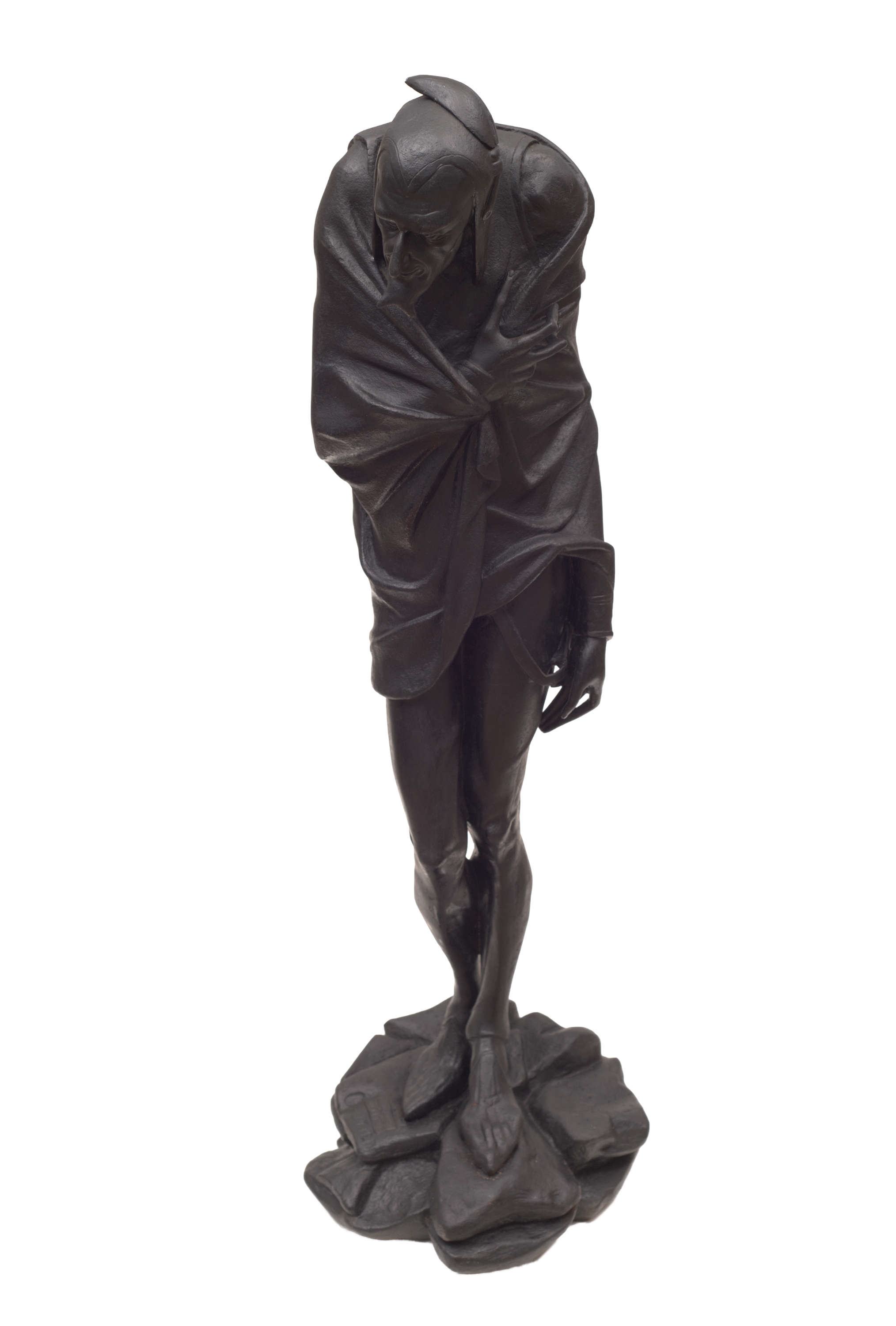Jacques Louis Gautier | Cast iron figure Mephistopheles (20th Century ...