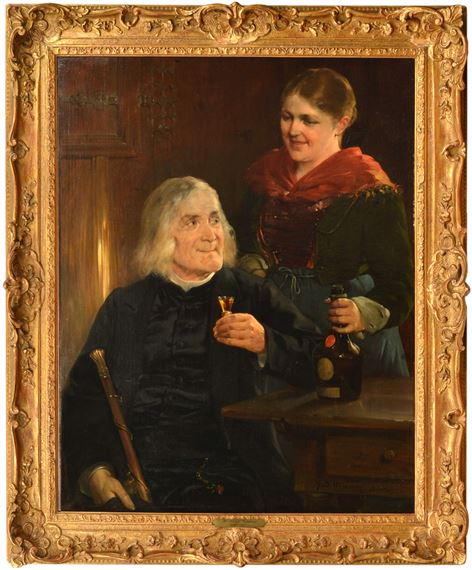 Rudolf Wimmer | Double portrait (19th Century) | MutualArt