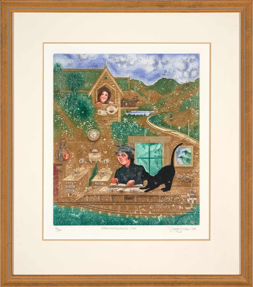 Gary Tricker | Station Master's Cat (1992) | MutualArt