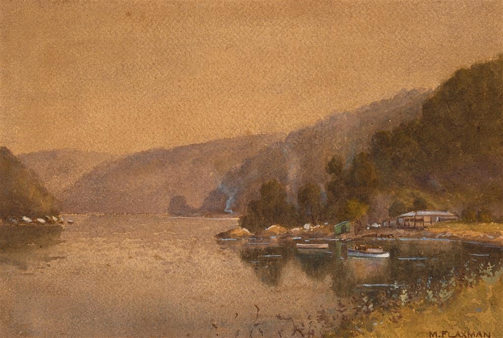 Mollie Flaxman | Houses by the River | MutualArt