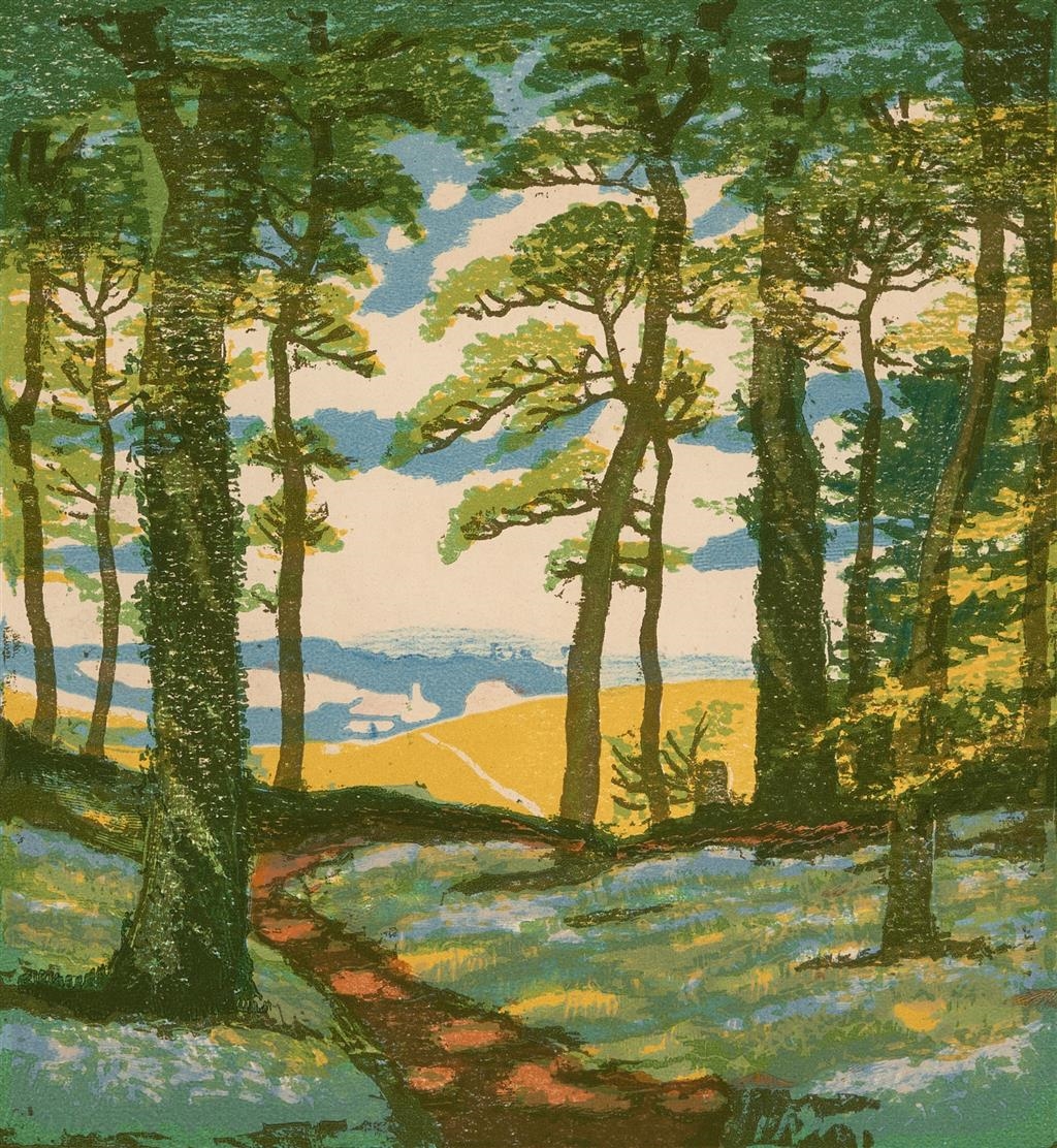 John Hall Thorpe | Bluebell Wood | MutualArt