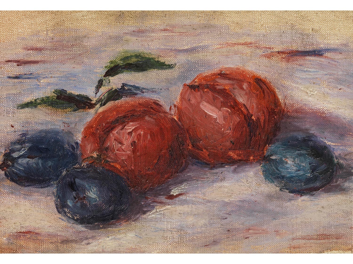 Pierre-Auguste Renoir | Pêches et prunes (1950) | MutualArt