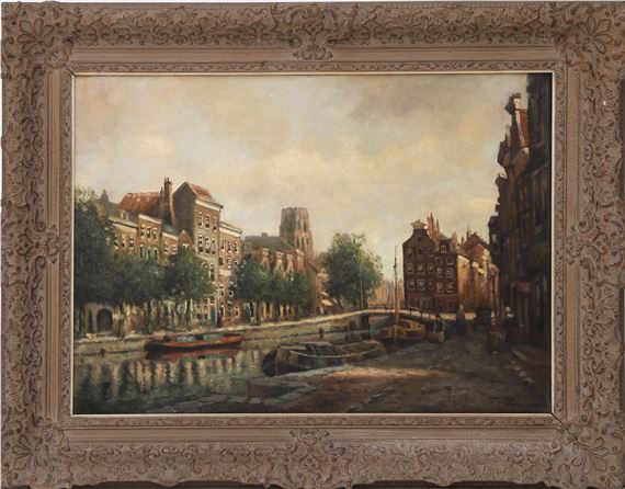 Cornelis Bouter | Gezicht op de Schiekade Rotterdam | MutualArt
