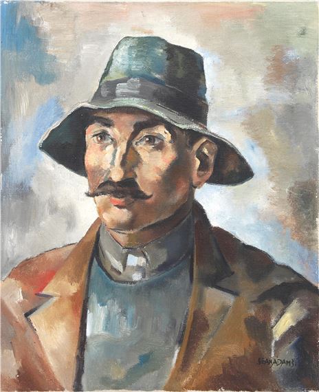 J. Adams | Van een man met een groene hoed | MutualArt