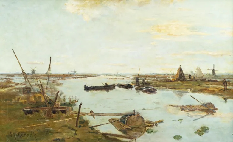 Paul Joseph Constantin Gabriel | De Kamper Veenderij, het Zwijnsleger ...