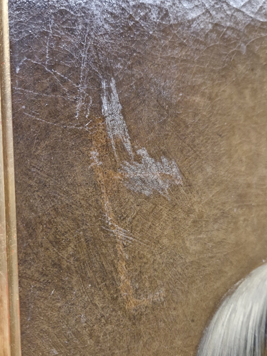 Henry Calvert | A DAPPLED GREY HORSE IN A STABLE | MutualArt