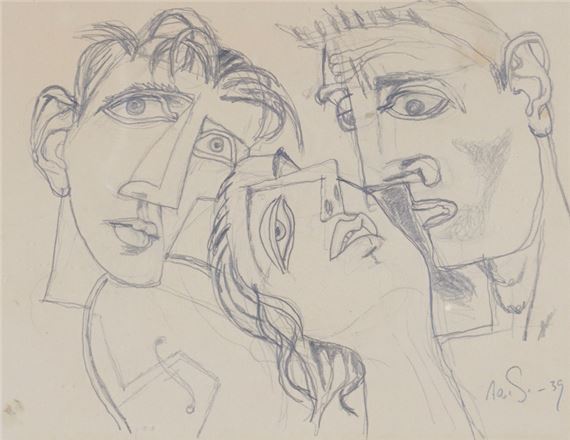 Aage Storstein | Tre hoder (1939) | MutualArt