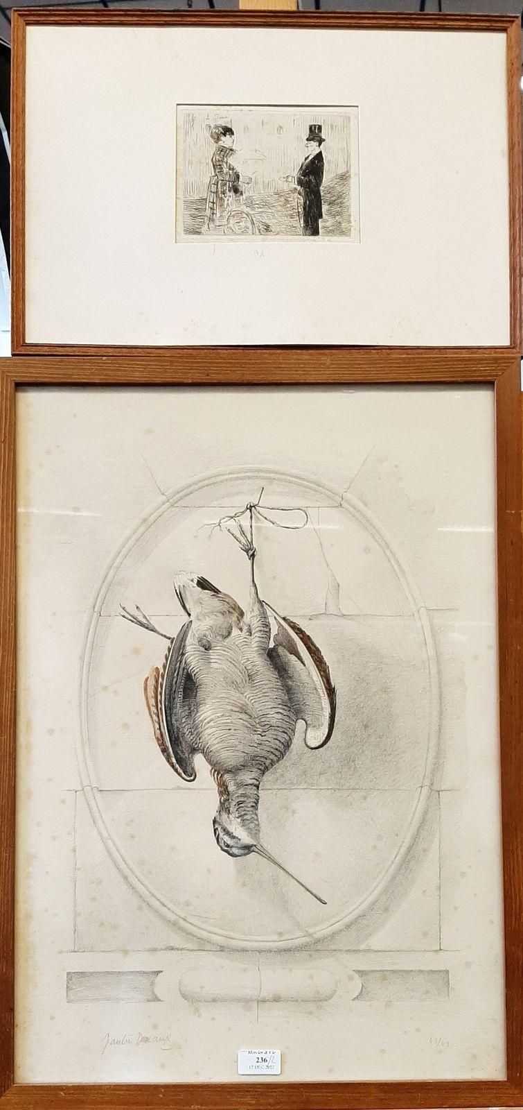 Jean Lin Descamps | Nature morte à la bécasse | MutualArt