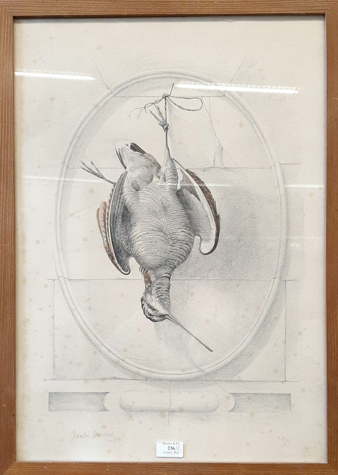 Jean Lin Descamps | Nature morte à la bécasse | MutualArt