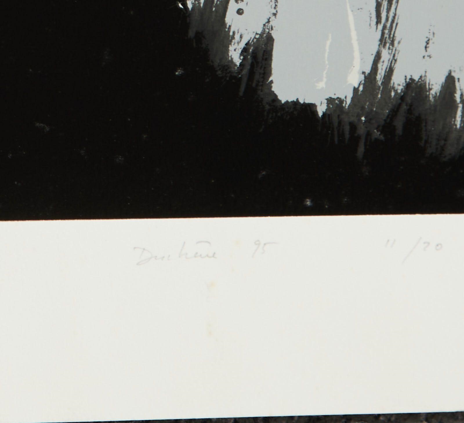 Gérard Duchene | Composition en noir et gris | MutualArt