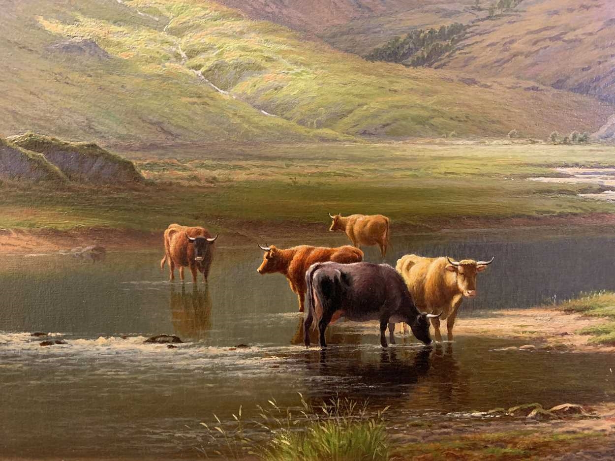 Walter J. Watson | Cattle in a Highland landscape | MutualArt