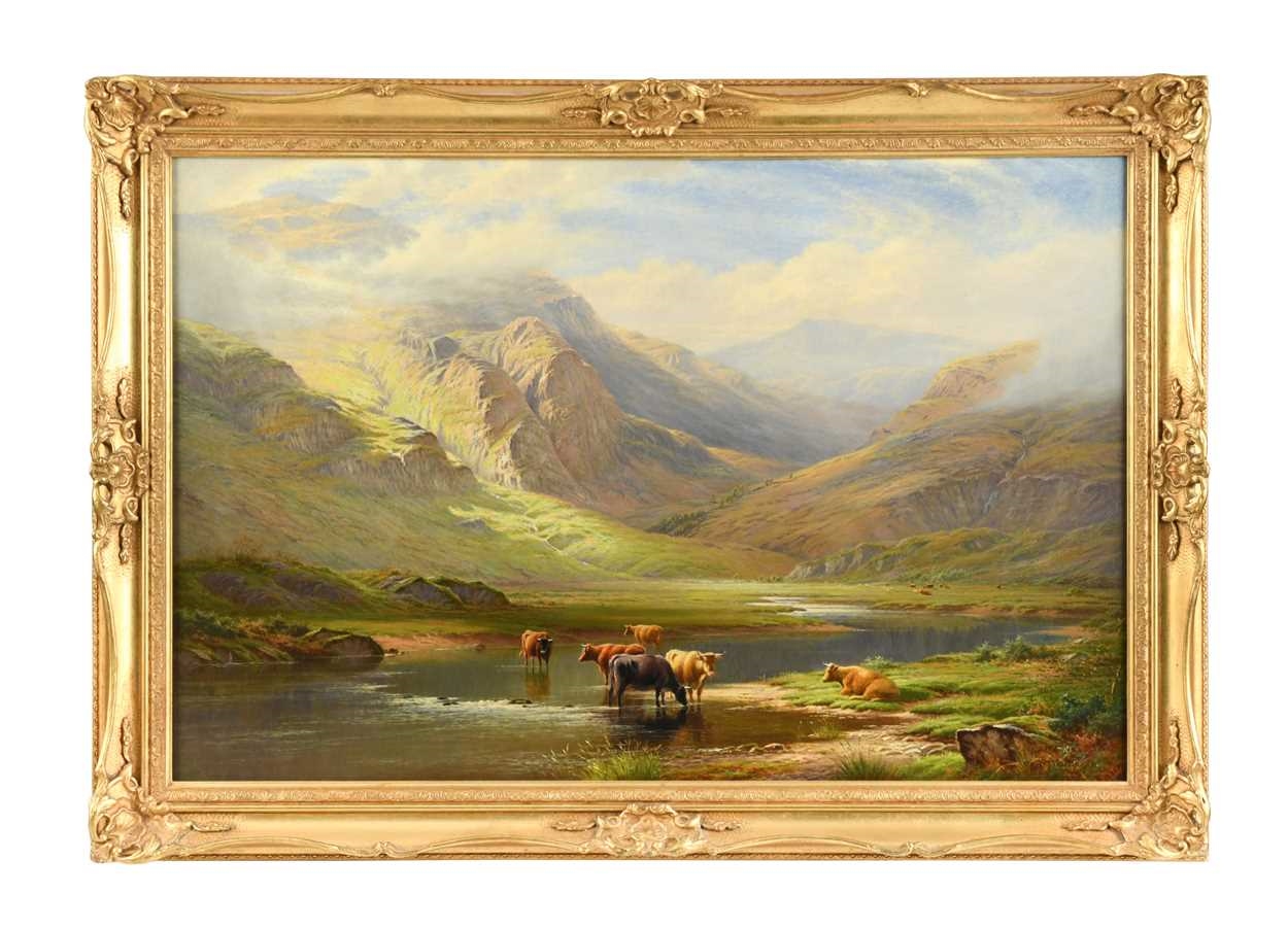 Walter J. Watson | Cattle in a Highland landscape | MutualArt