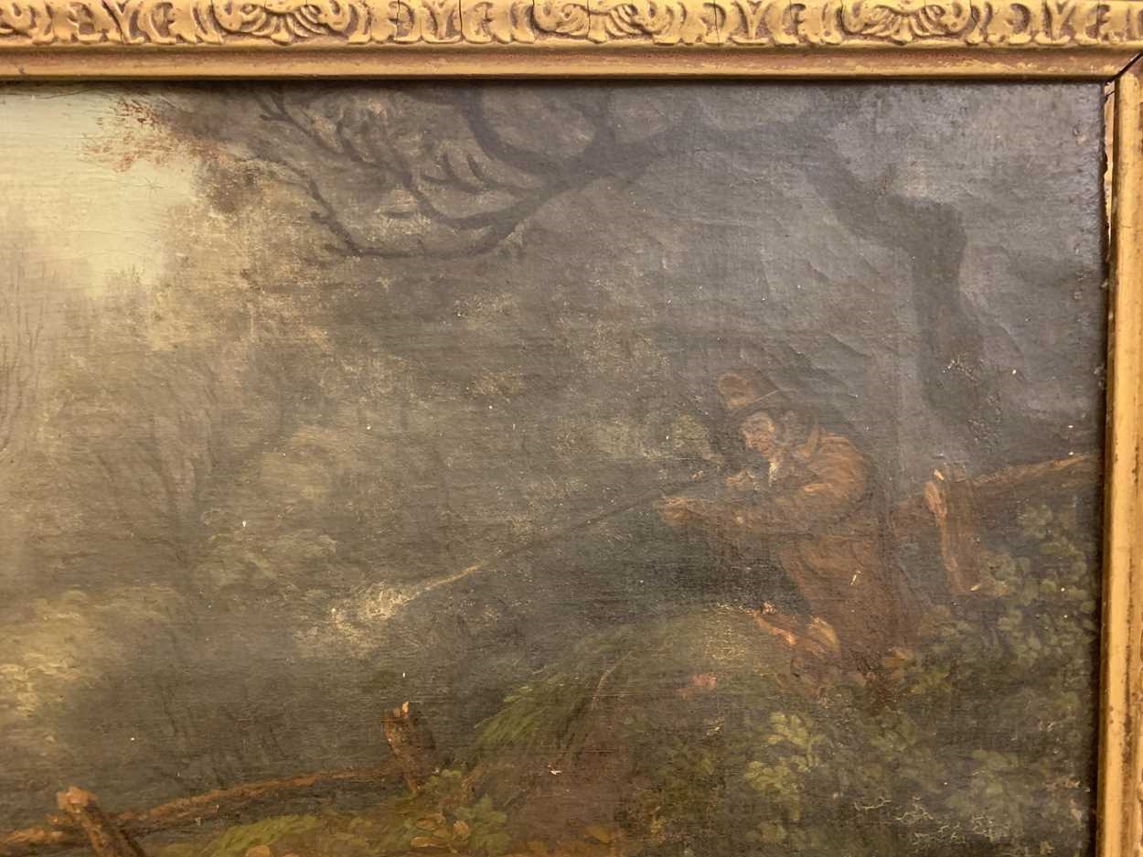 Philip Reinagle | shooting with setters by a stream | MutualArt