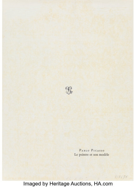 Pablo Picasso | Le Peintre et son Modele II (1964) | MutualArt