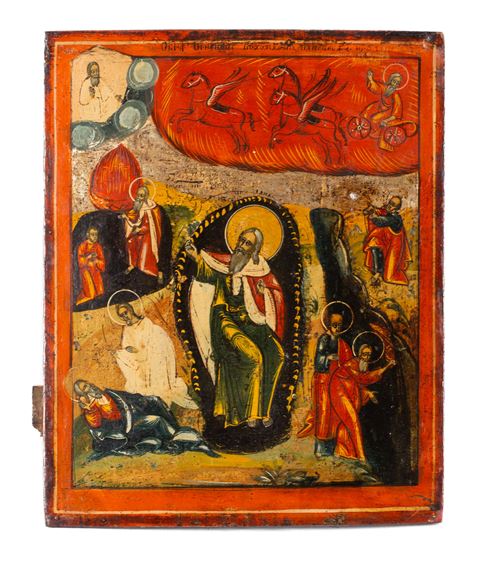 Russian School, 19th Century | 'Vision of the prophet Elijah' | MutualArt